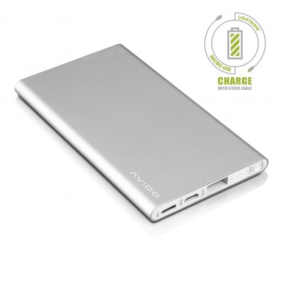 DUO 1 4000mAh Dual Input [Micro-USB & Lightning] Power Bank - Avido